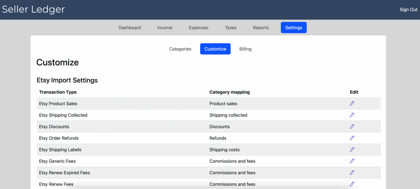 Connect your Etsy store to Seller Ledger - Seller Ledger