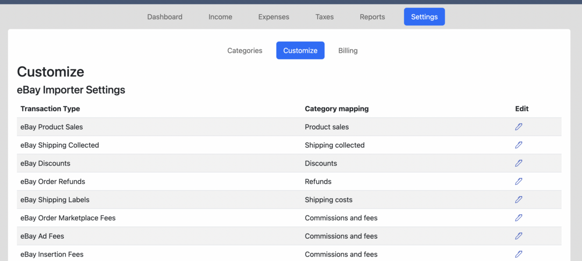 Categorize eBay transactions the way you want... plus more - Seller Ledger