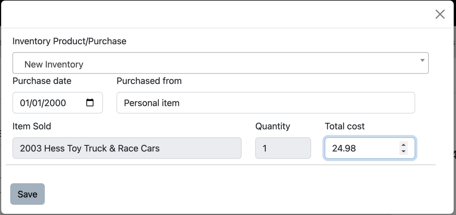 Accounting for personal item sales that are included in your 1099-K ...