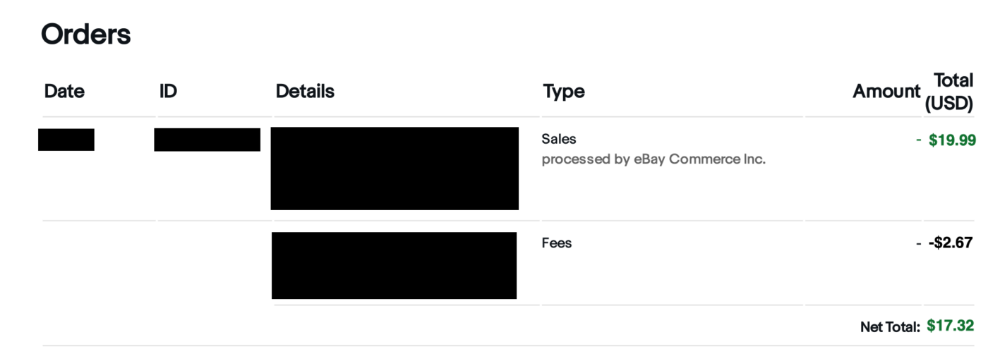 eBay 1099-K doesn't match - Seller Ledger