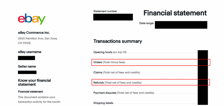 eBay 1099-K doesn't match - Seller Ledger